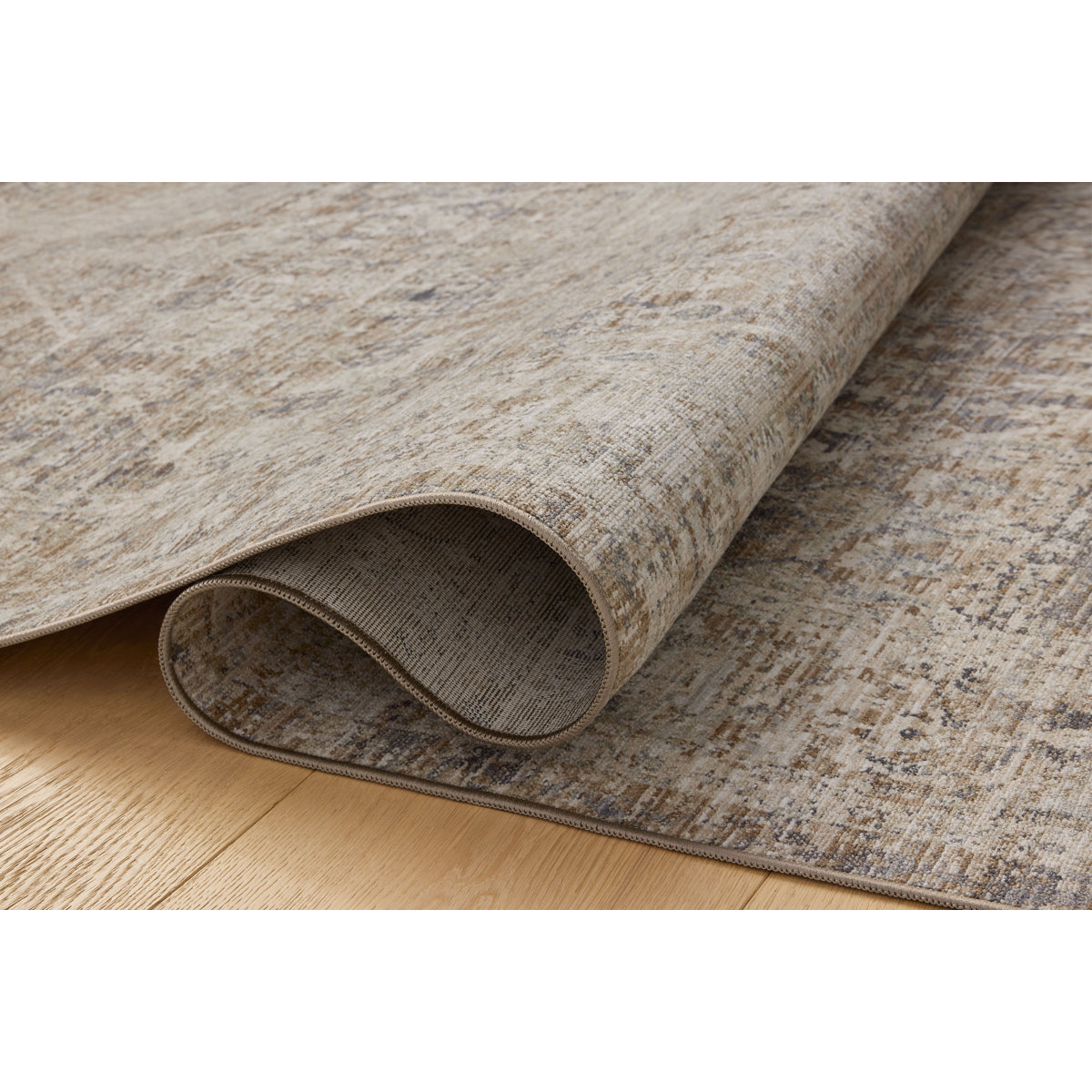 Chris Loves Julia x Loloi Ida Slate / Natural Area Rug & Reviews | Wayfair